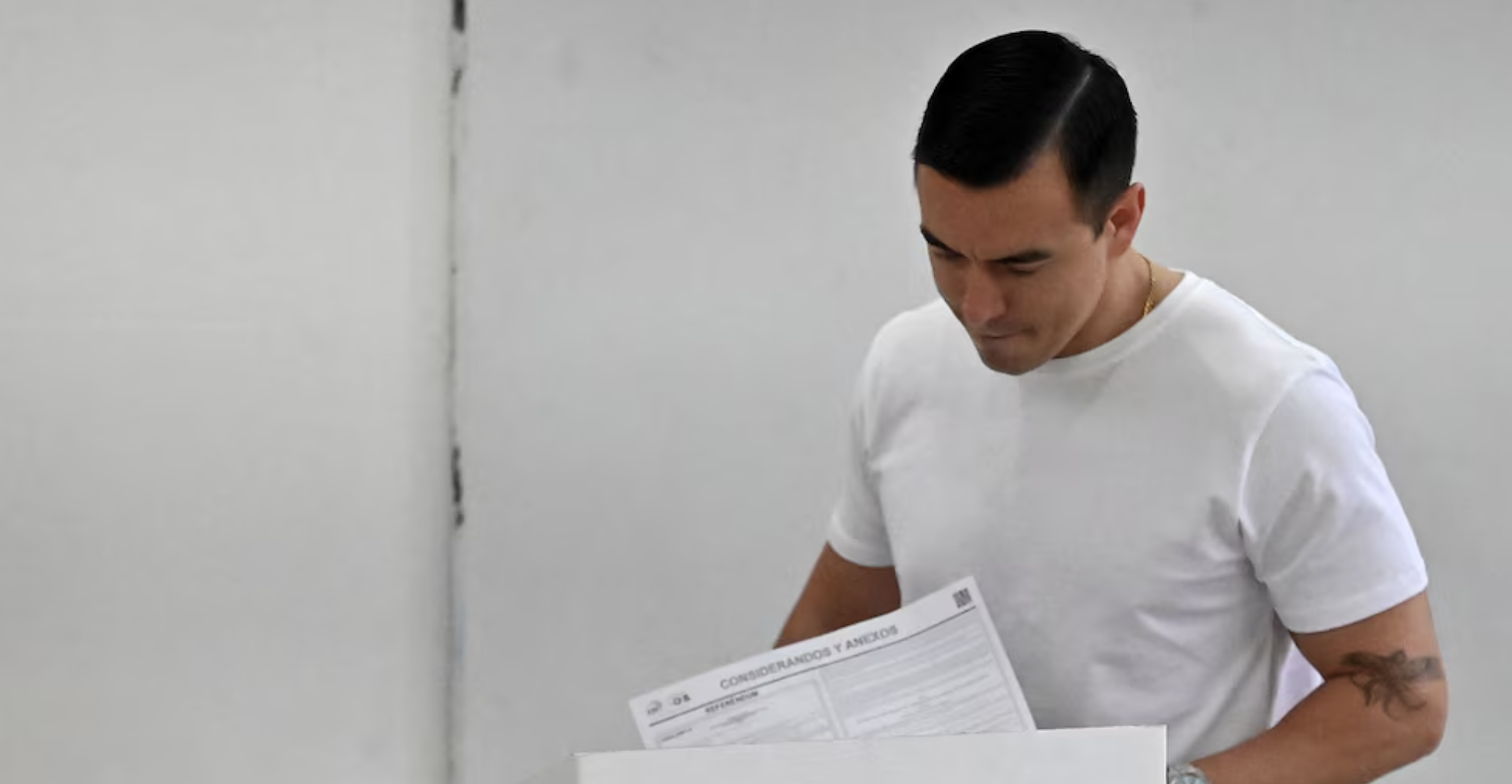 Daniel Noboa votó en Santa Elena y anunció la captura del líder de Los ...