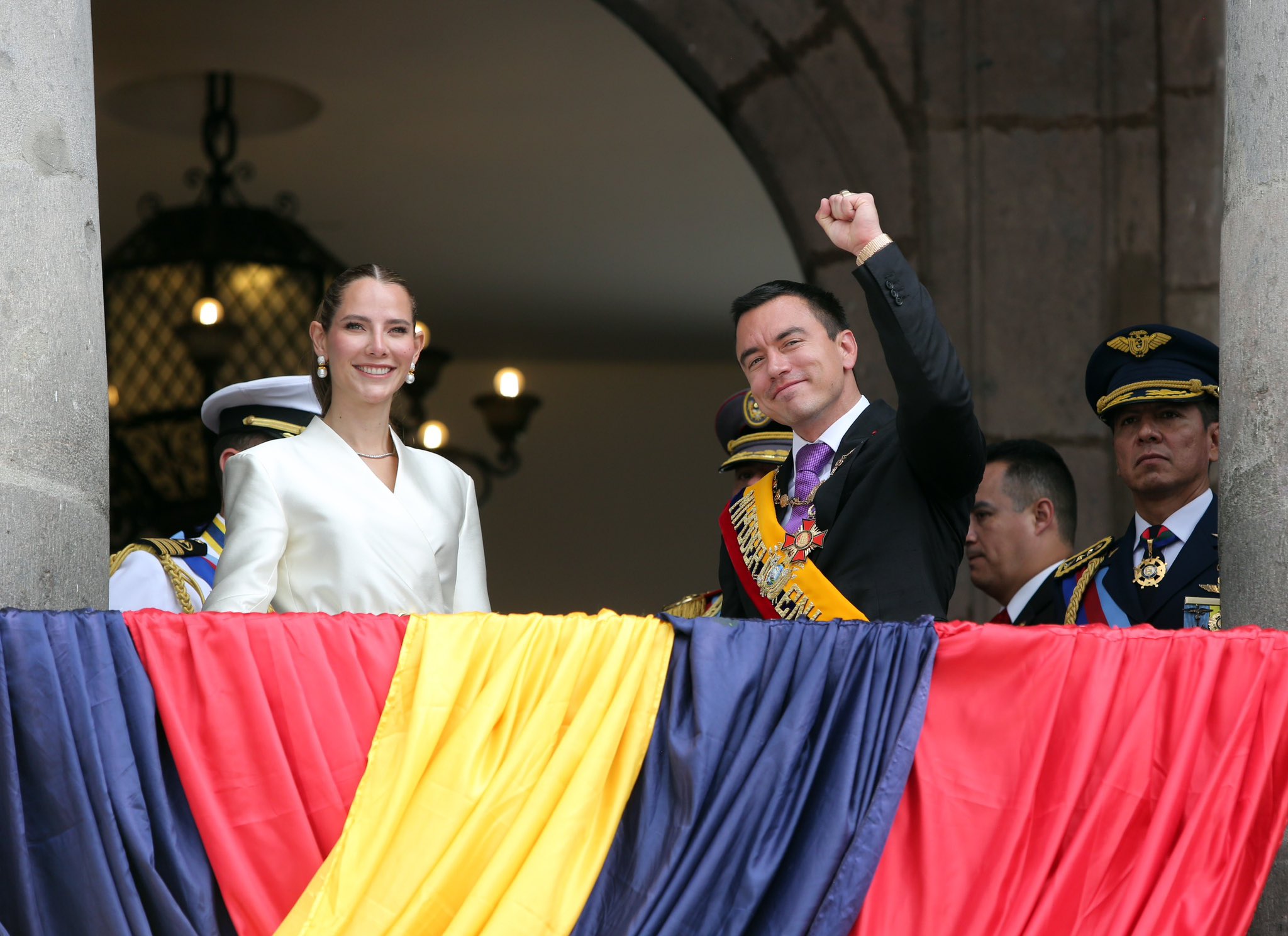 Noboa reitera convocatoria a protesta pacífica en defensa de leyes ...